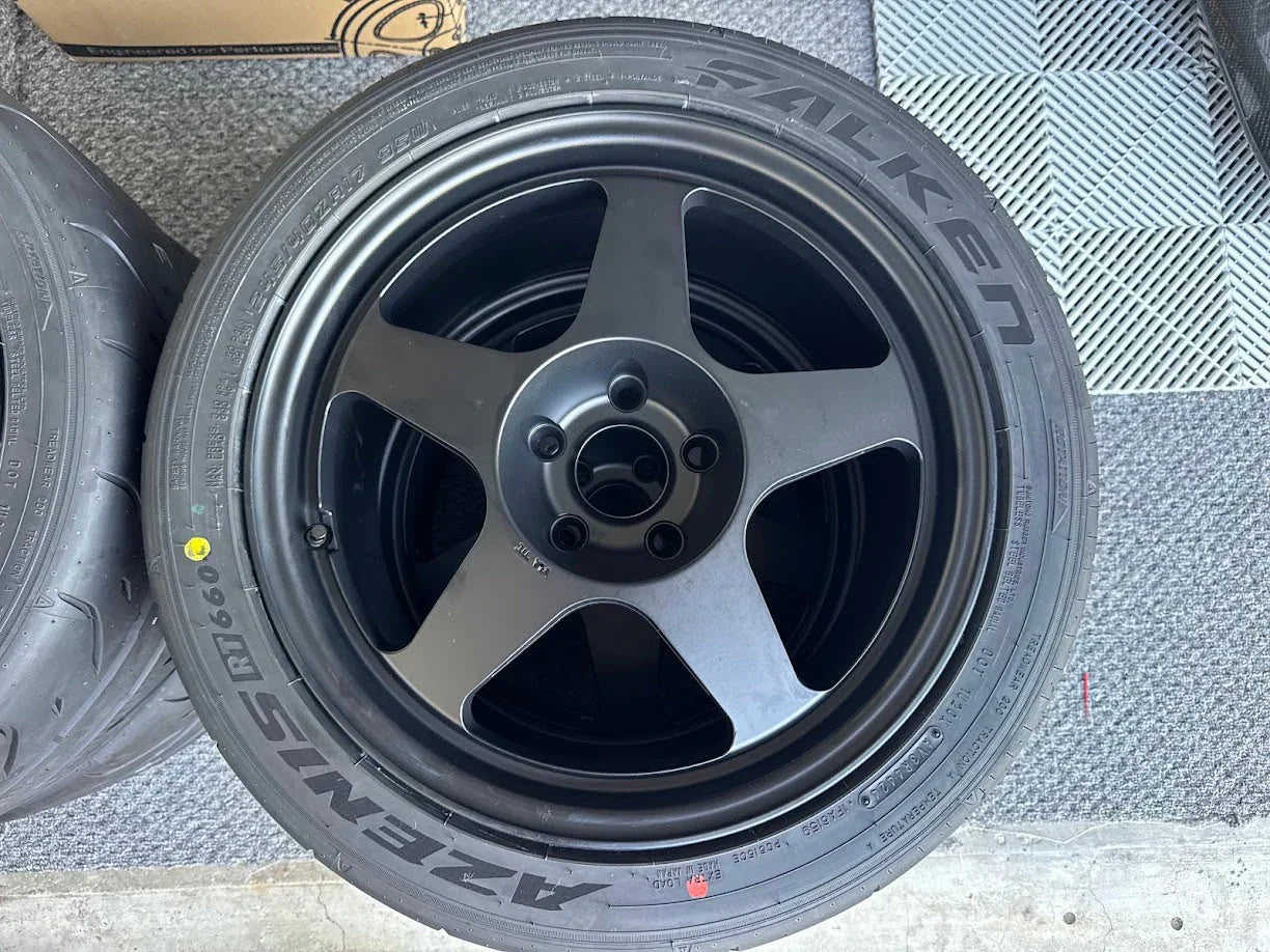 Rota Slipstream 17x8.5 +35 5x114.3 Flat Black – Jinnspeed